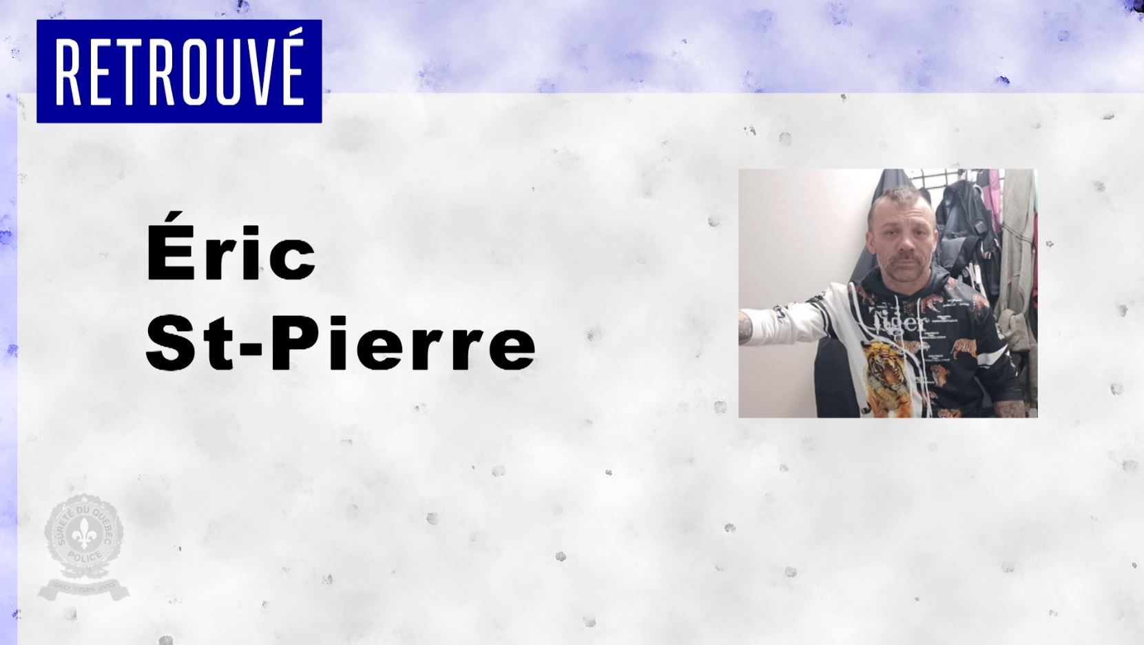 Éric St-Pierre retrouvé - Noovo Abitibi-Temiscamingue